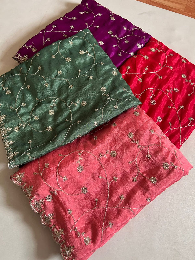 Premium Soft Chiffon Silk Sarees – Divisha Collections