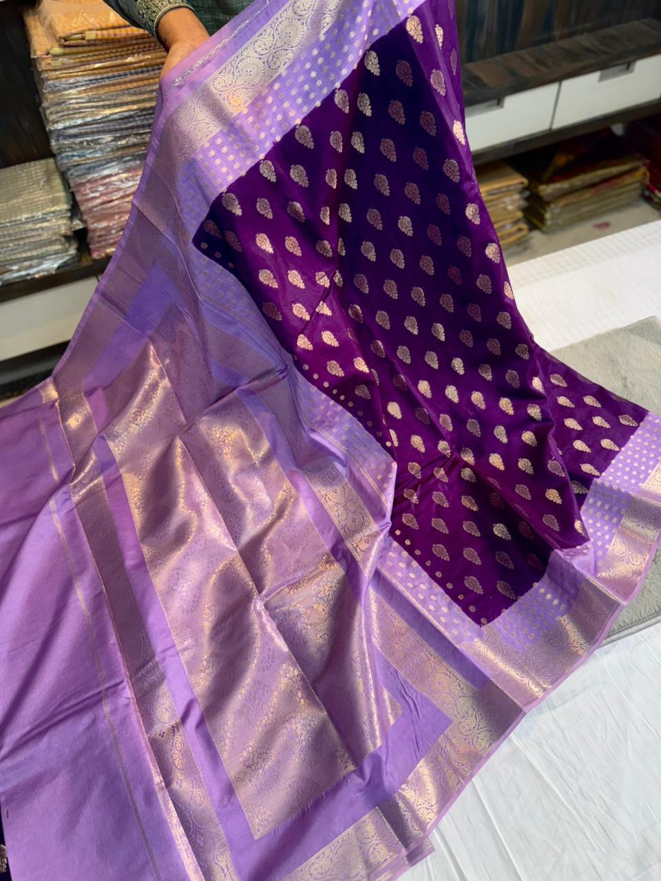 New Design in Banarasi Raw Mango Silk Sarees – Divisha Collections